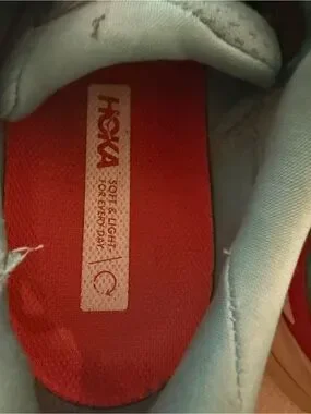 Hoka | Shoes | Hoka Clifton 8 Shoes Size 85 Women In Turquoise And Red ...